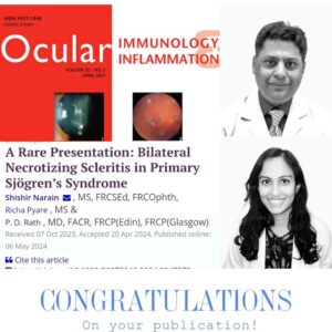 Congratulations to our uvea team! | Shroff Eye Centre